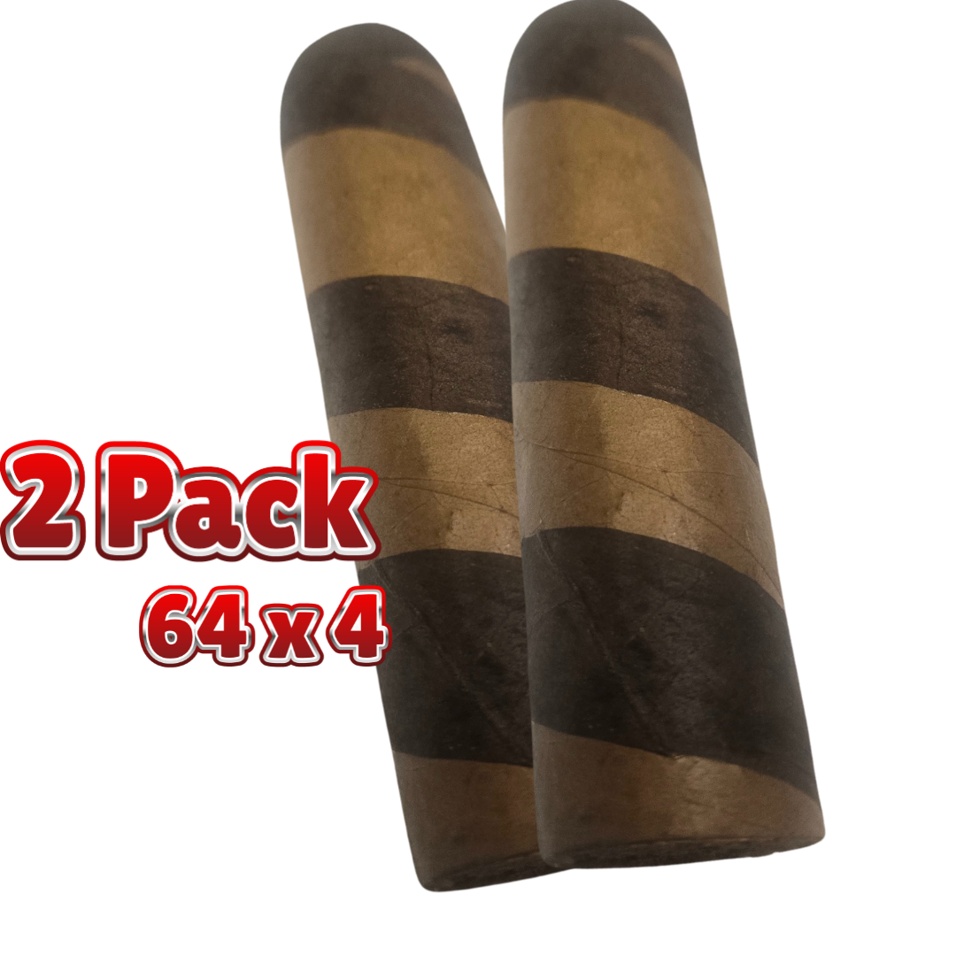 Stub 64 x 4 Barber Pole Cigar (2PK) — Bobalu Cigar Company
