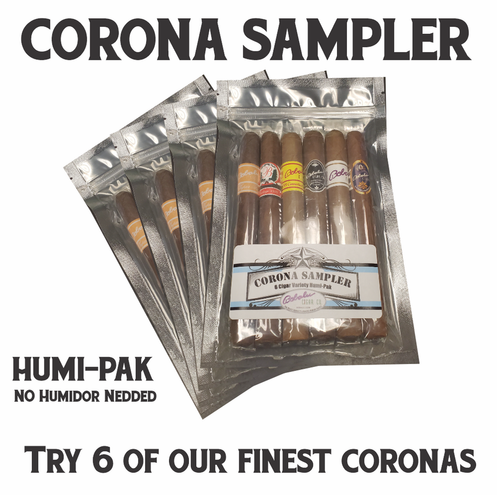 6 corona sampler Humi-pak — Bobalu Cigar Company