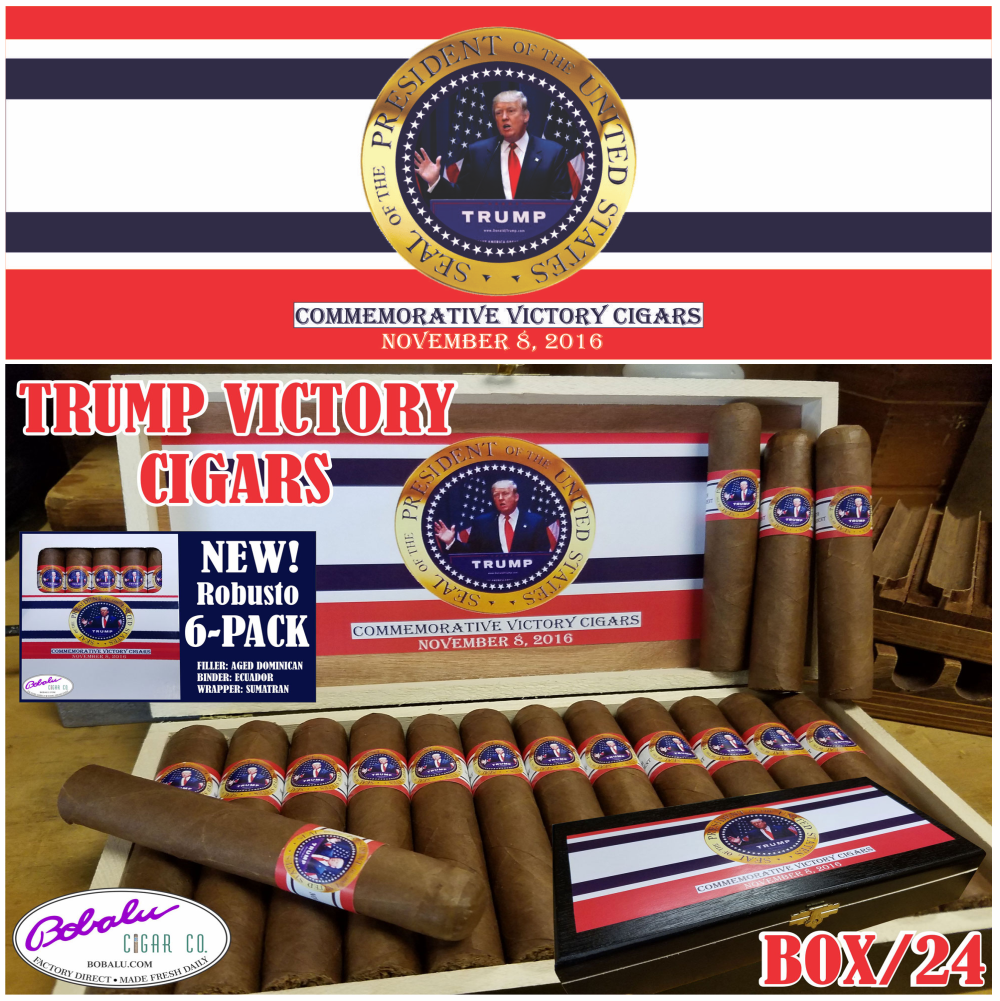 Trump Victory cigars Box/24 — Bobalu Cigar Company